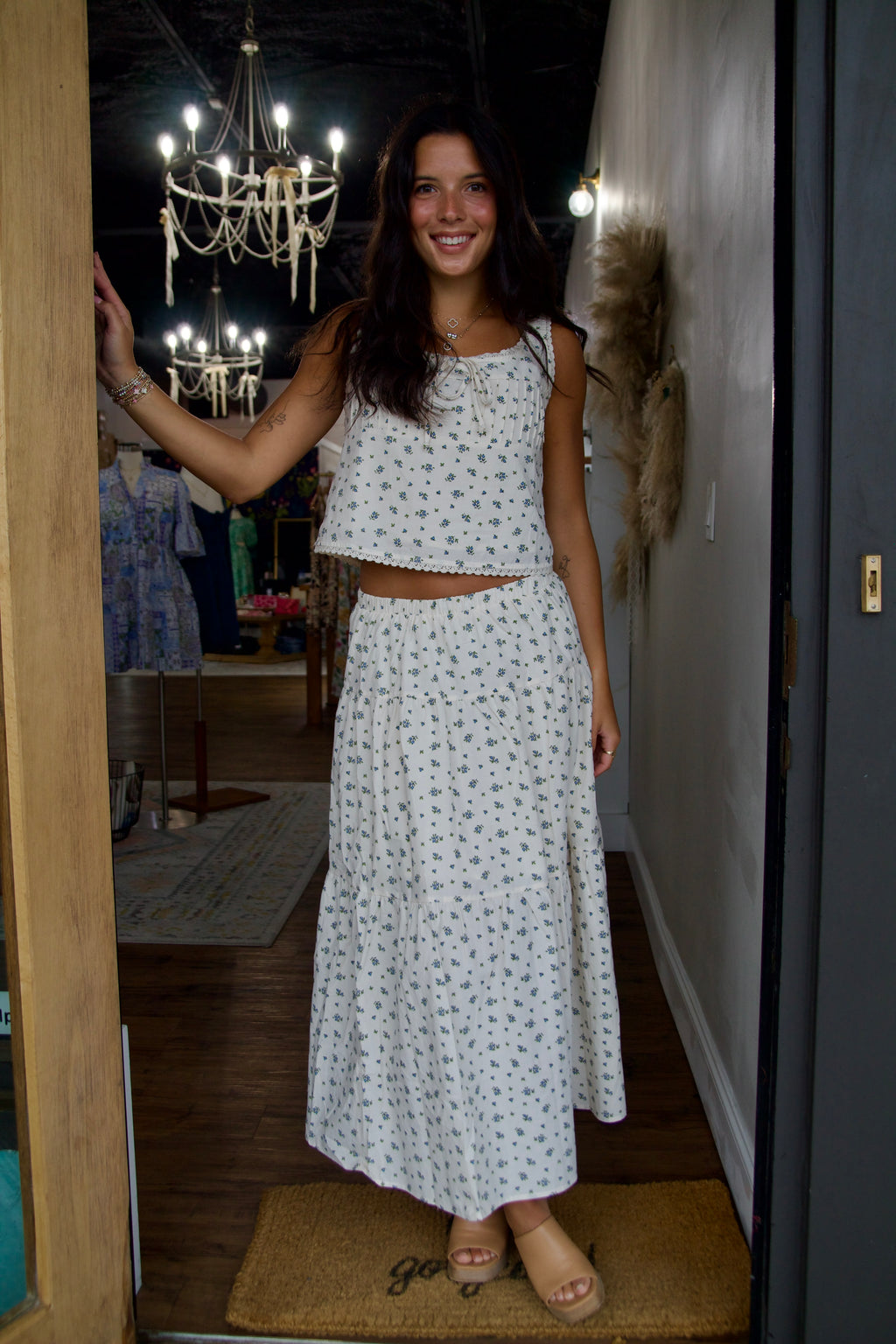 Kiki Floral Tank – Lilly Grace